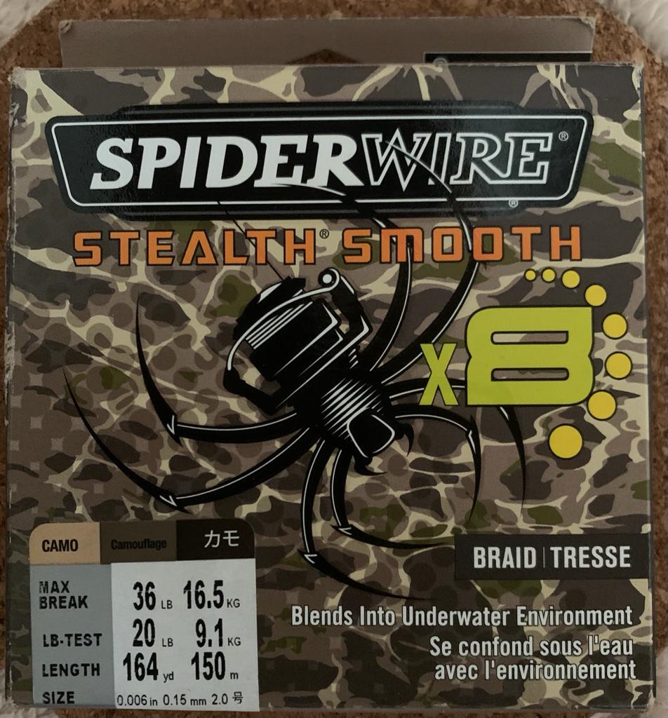 Tresse Spiderwire Stealth Smooth 8 Camo - 150M