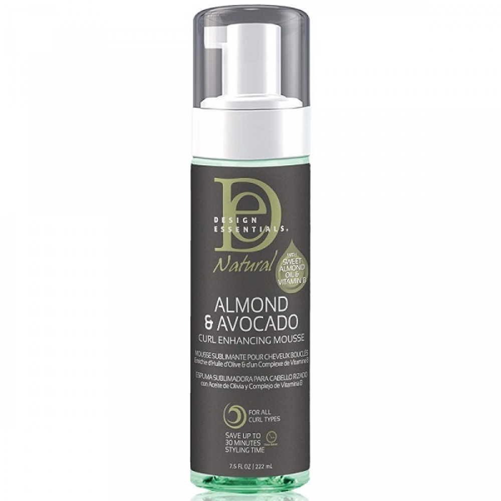 Design Essential Almond & Avocado Curl Enhancing Mousse Spray Design Essential Almond & Avocado Curl Enhancing Mousse Spray
