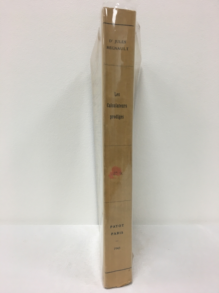 Les calculateurs prodiges de Jules Regnault - livre rare