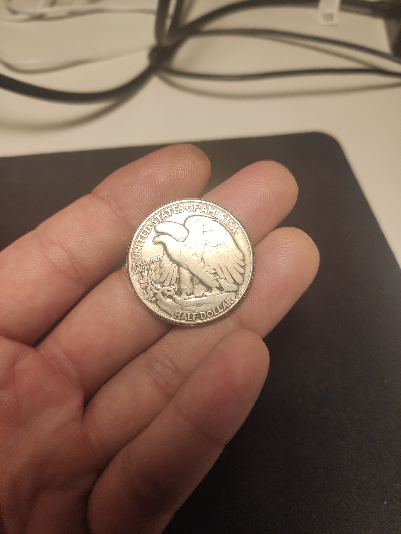 Flipper coin walking liberty