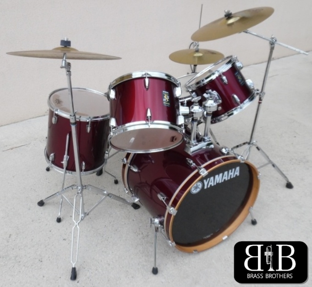 Batterie Yamaha Rydeen Fusion 20 + Cymbales occasion