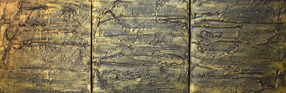 Aztec gold metallic painting for home and office