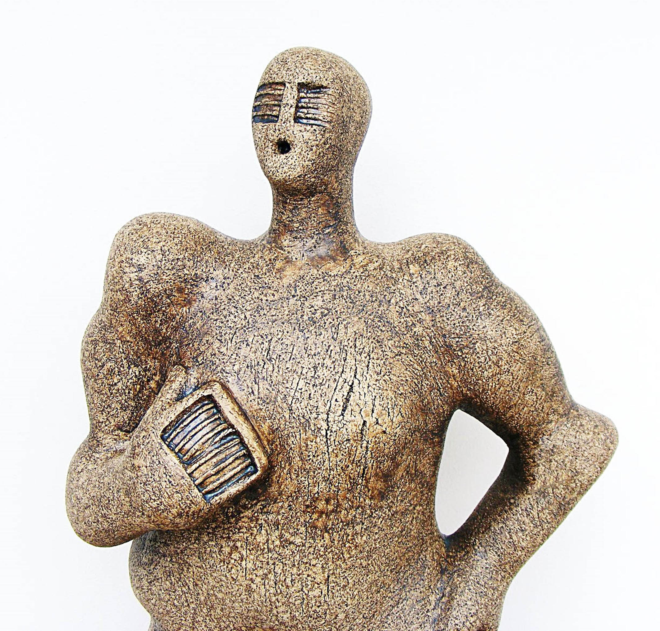 Norse Deity - Siegrune, a Valkyrie - Ceramic Sculpture