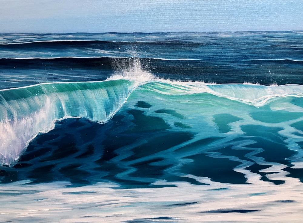 Emerald Ocean Wave