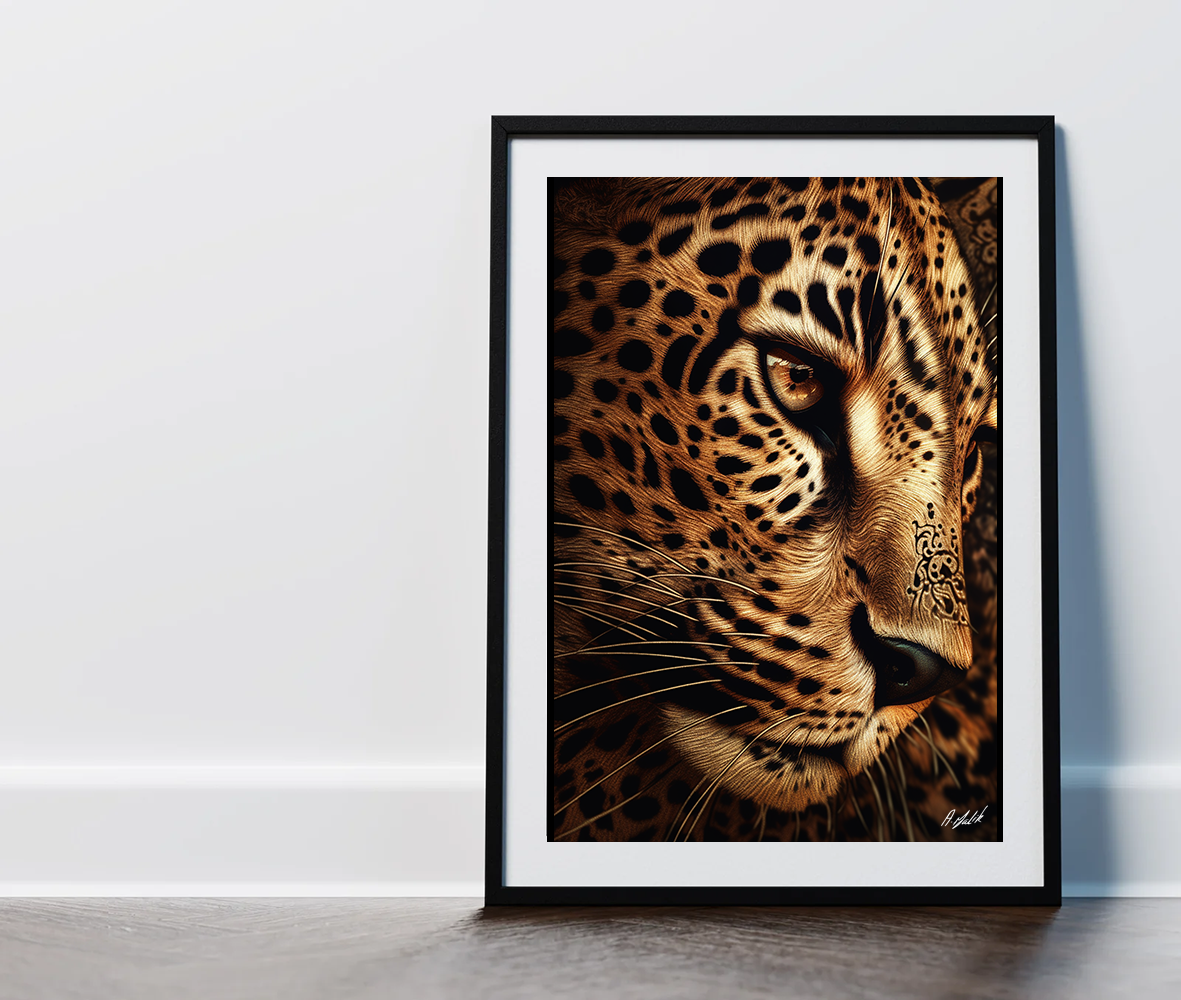 Leopard Amenity, Abstract, Modern, Contemporary, Ambient, Limited ...