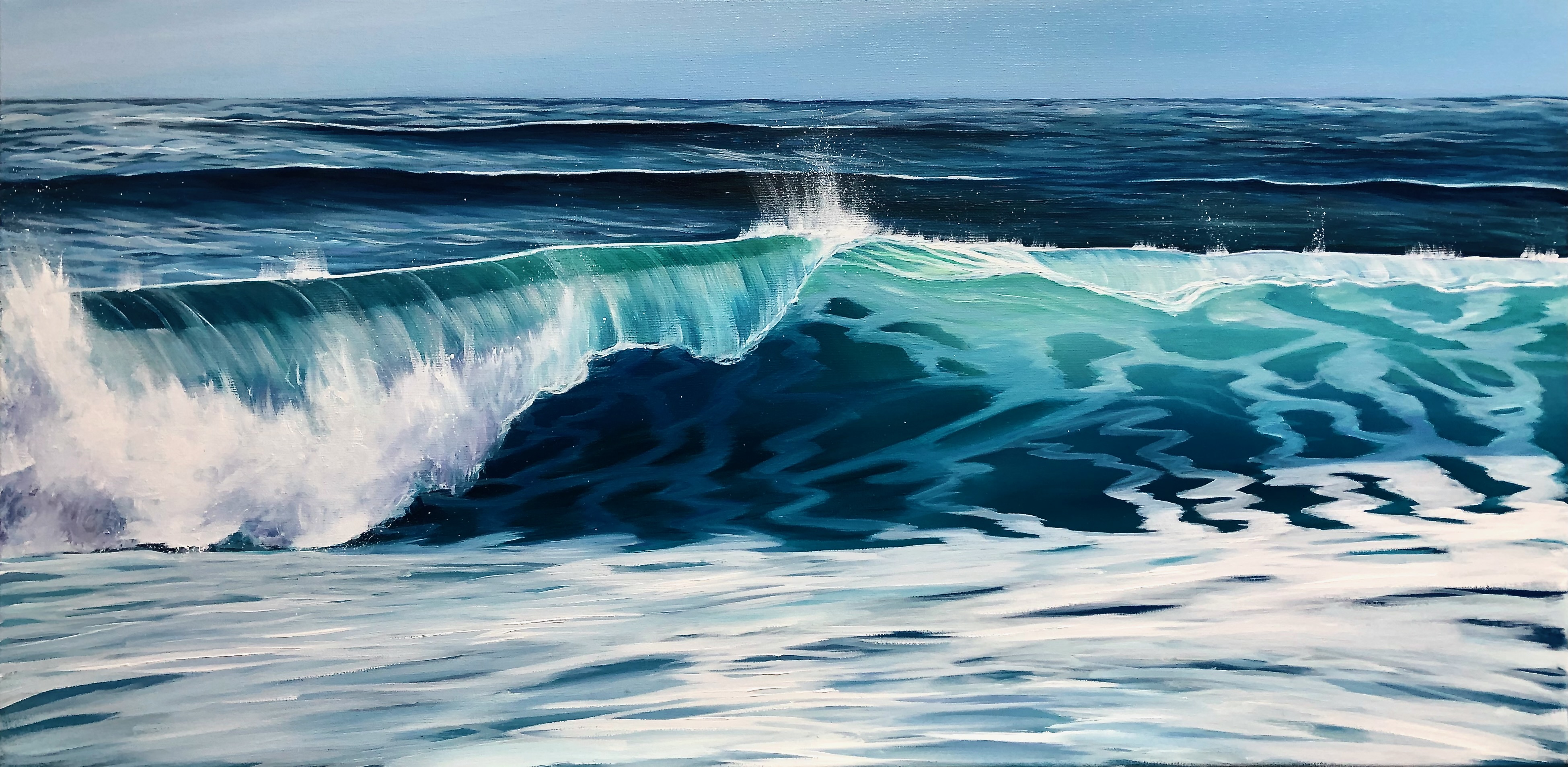 Emerald Ocean Wave