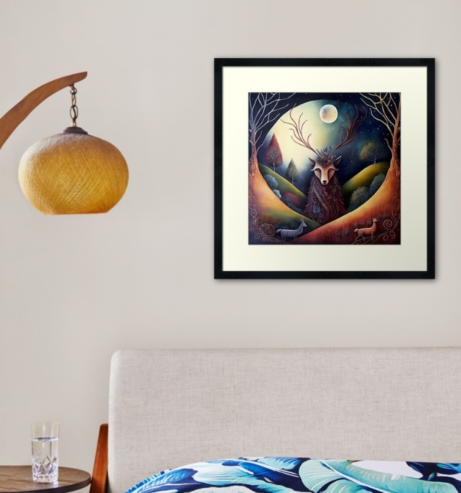 Folk Art 05 Framed Art Print