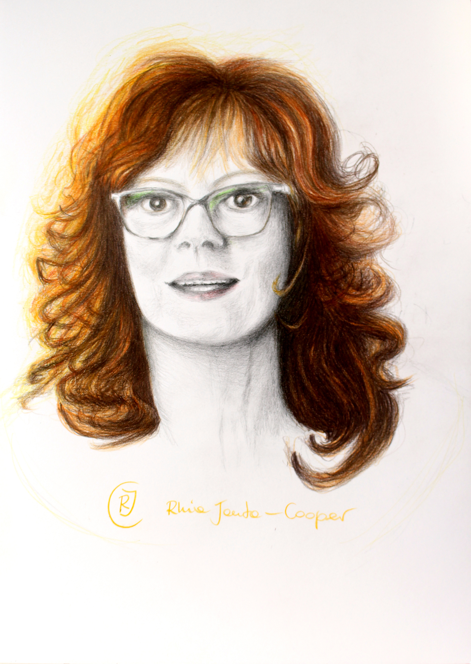 Red Hair - Susan Sarandon, Sketch
