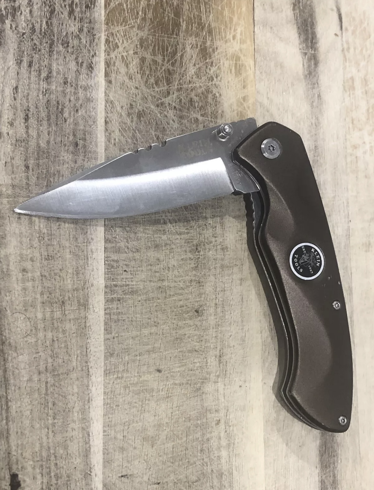 VINTAGE KLEIN TOOLS JAPAN 44201R LOCKBACK FOLDING KNIFE KNIVES UTILITY ...