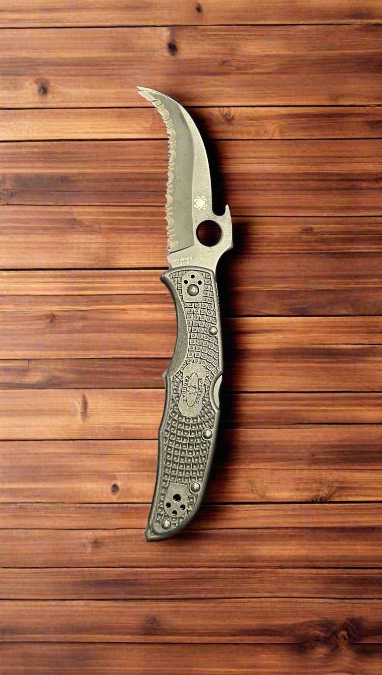 SPYDERCO MATRIARCH 2 (Rare Black Matriarch 2 Blade/Endura 4 Handle ...