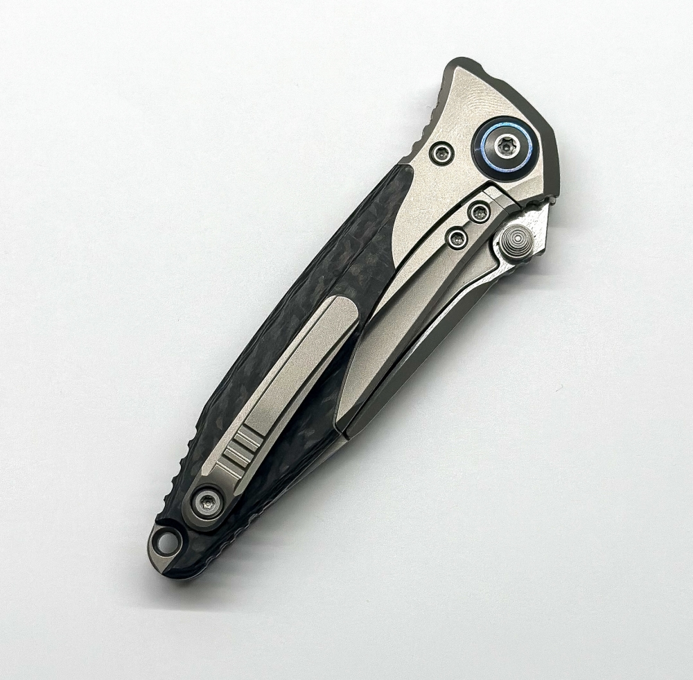 Microtech Socom Bravo Mini Knife CF/Titanium Frame Lock, Model: 263M-4 CFTI