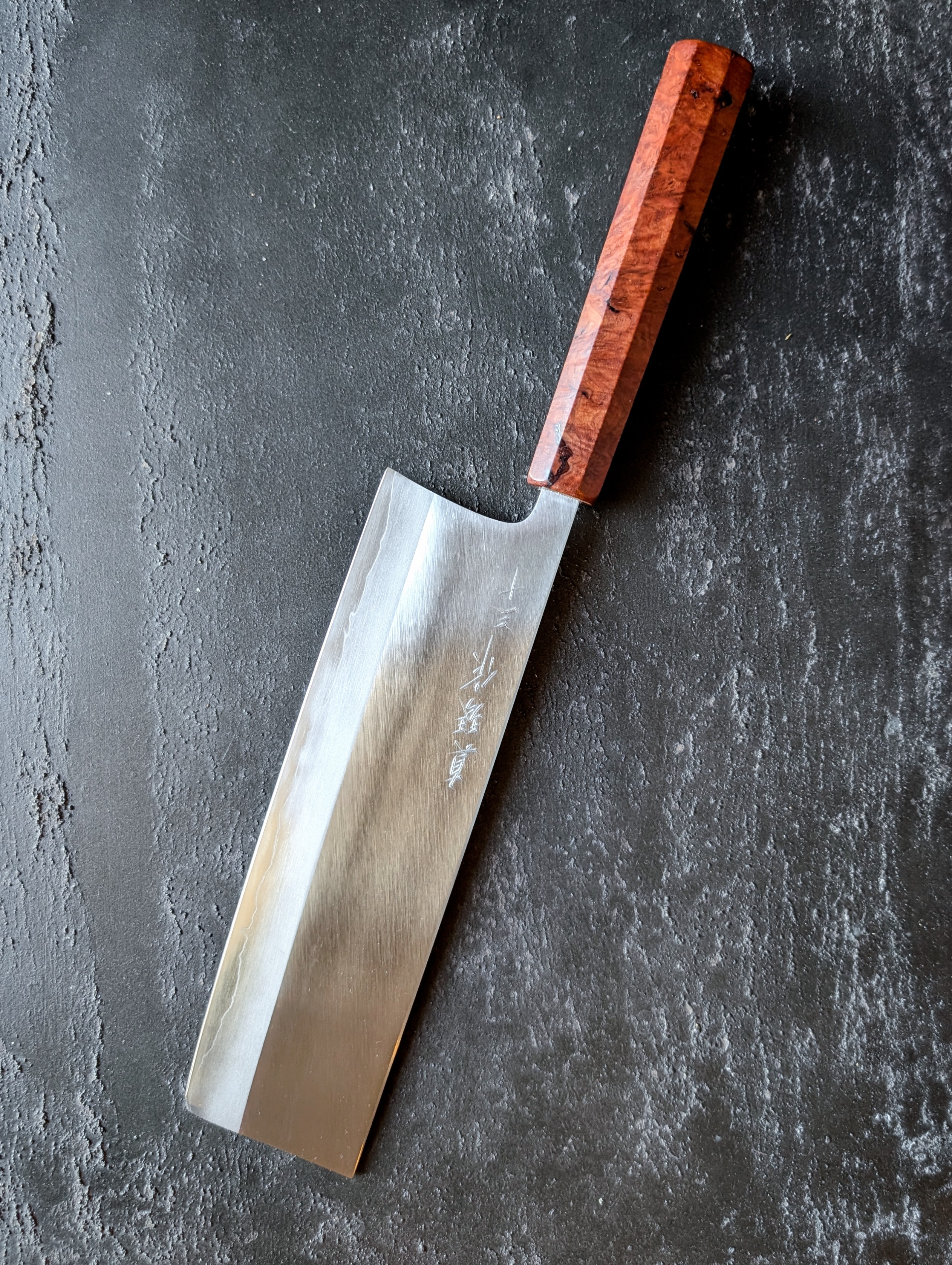 Nakagawa Tadokoro big nakiri custom handle