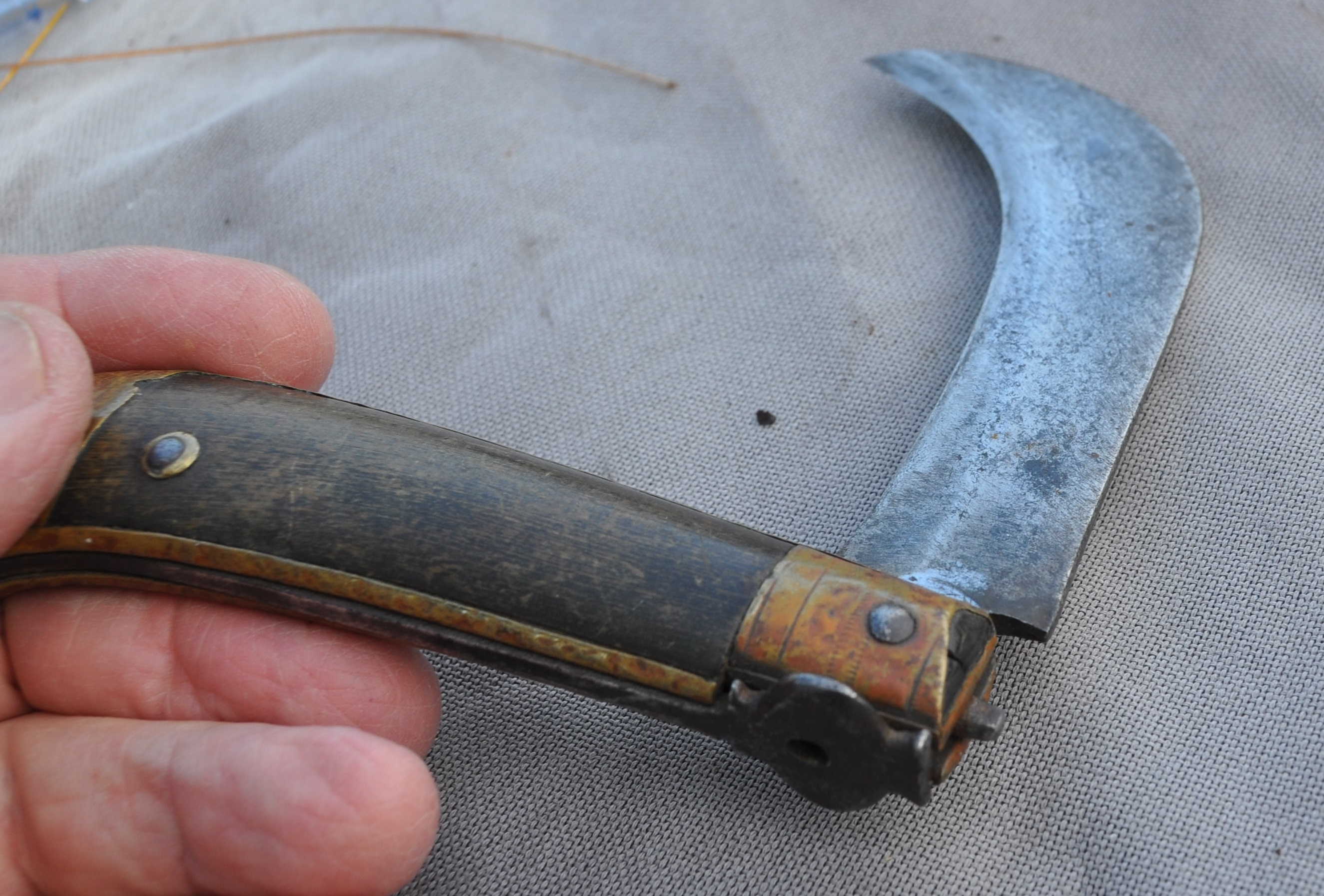Antique 18th Century Italian Or French Clasp Folder 12cms Closed Horn ...