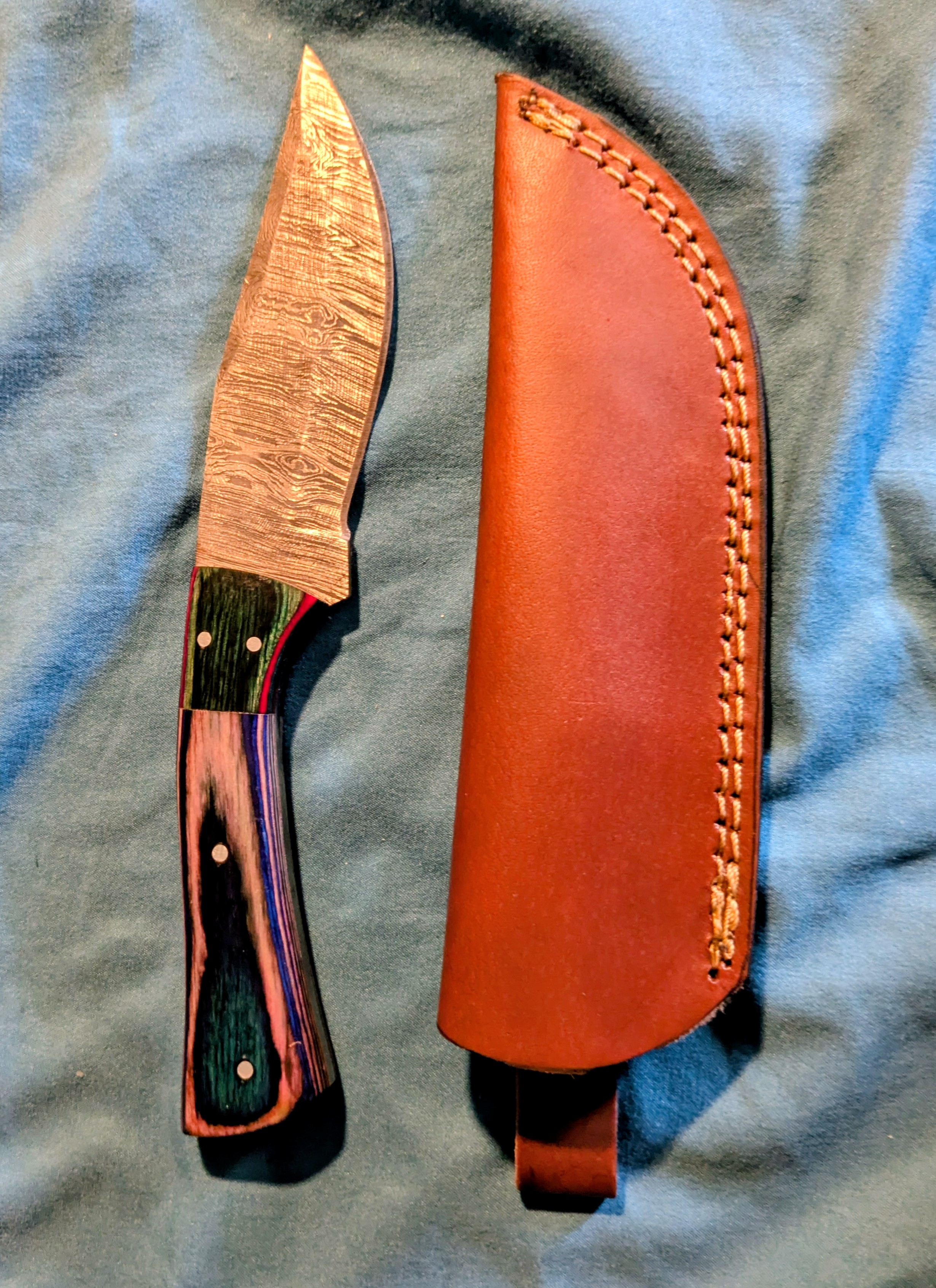 9 inch Damascus blade