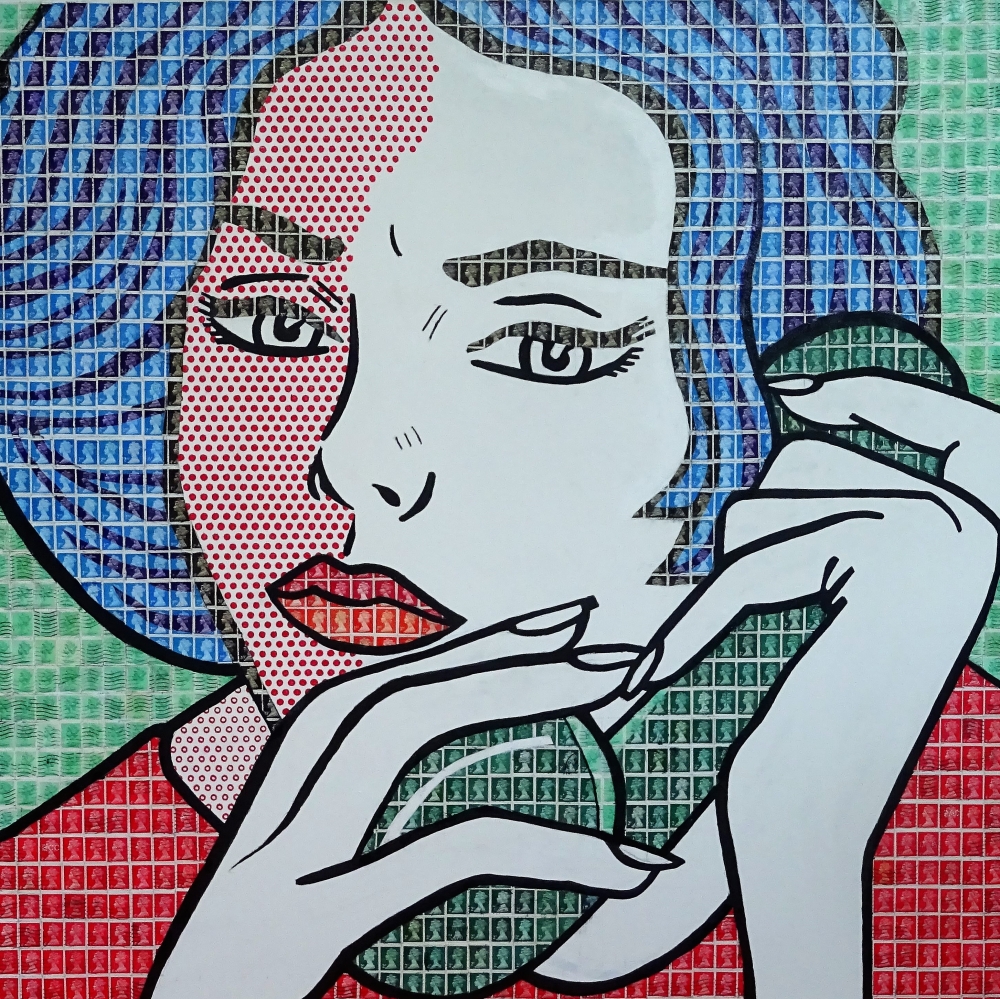 Exploring postage stamp art