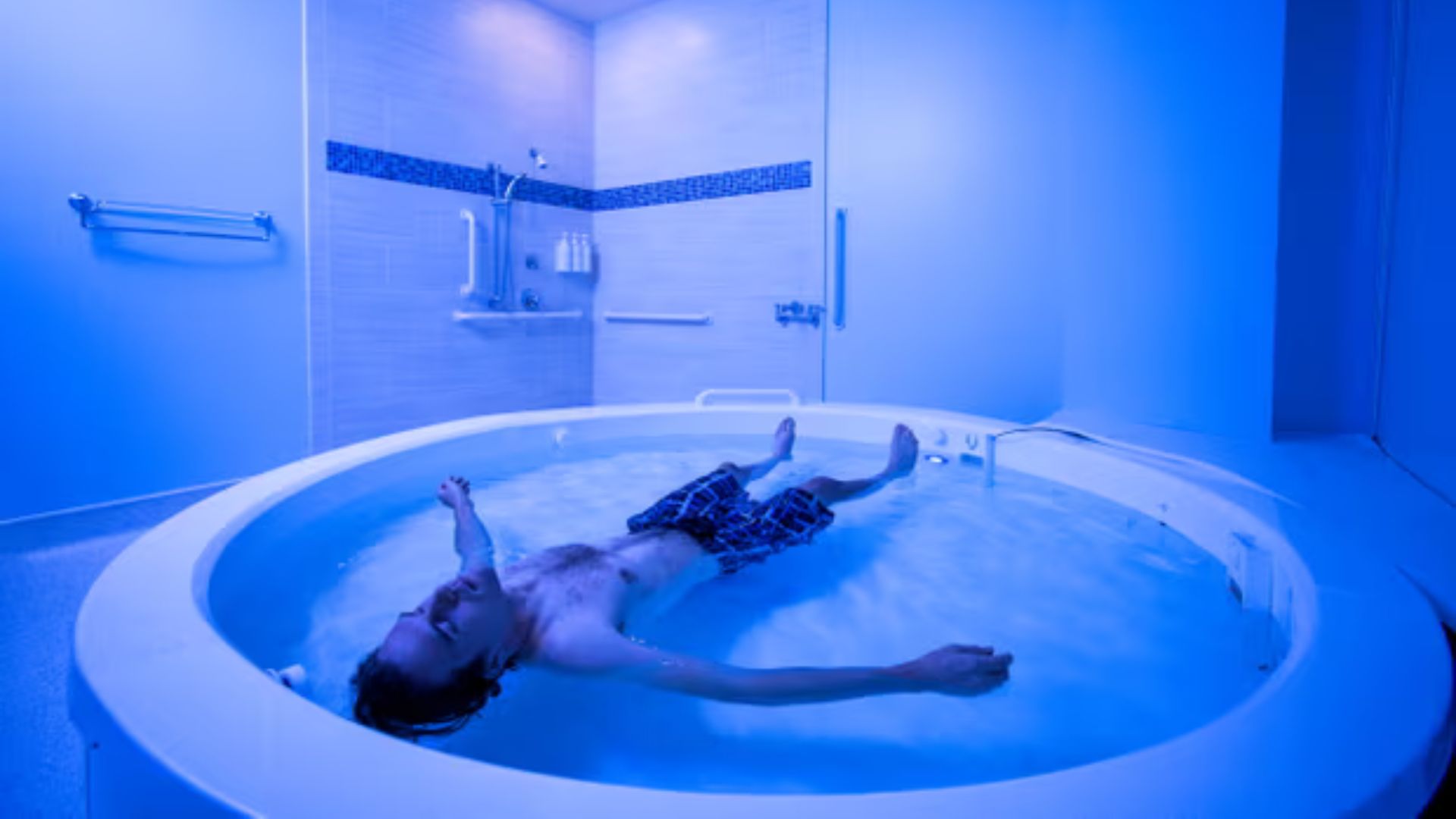 Sensory deprivation via float therapy or floatation therapy